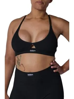 TOMBOYX Lounge Rib Bralette - Black
