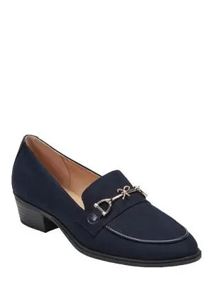Bandolino Rummie Bit Loafer Pump Dark Blue