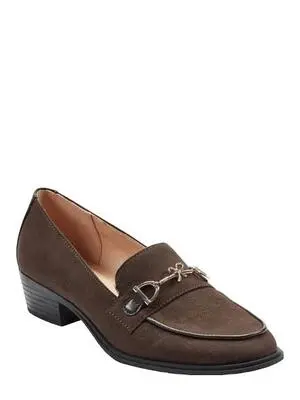 Bandolino Rummie Bit Loafer Pump Dark Brown