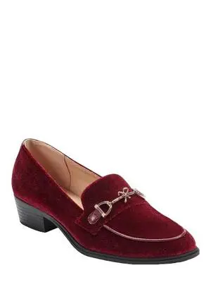 Bandolino Rummie Bit Loafer Pump - Dark Red