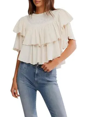 Free People Rose Party T-shirt - Sugar Swizzle