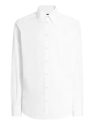 Dolce & Gabbana Cotton Poplin Shirt - White