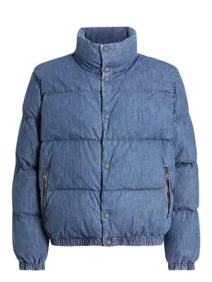 Dolce & Gabbana Cotton Denim Padded Jacket - Multicolor