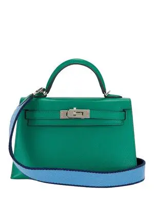 Hermès Epsom Kelly 20 Amazone Handbag - Vert Jade