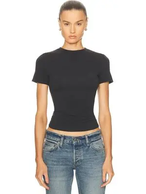 SKIMS SKIMS Cotton Jersey T-Shirt Soot