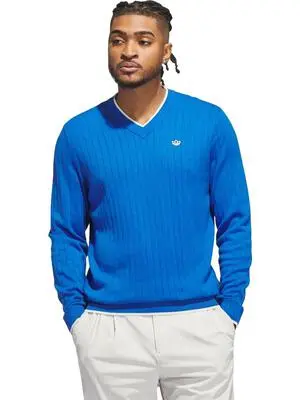 Adidas Originals Cashmere Knit Sweater - Blue Bird