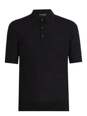 Dolce & Gabbana Short-sleeve Polo Shirt - Blue