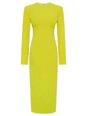 Rachel Gilbert Dover Long-sleeved Maxi Dress - Green