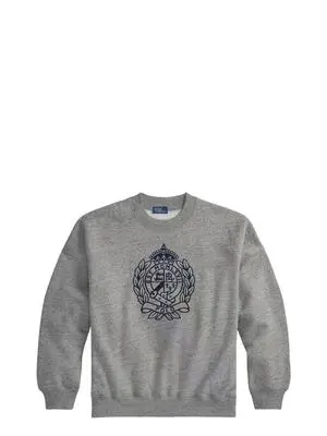 Ralph Lauren Crest-embroidered Sweatshirt - Grey