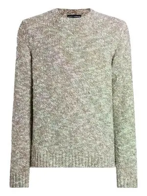 Dolce & Gabbana Speckled Knit Sweater - Neutrals