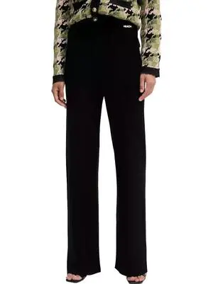SILVIAN HEACH Embellished-button Trousers - Black