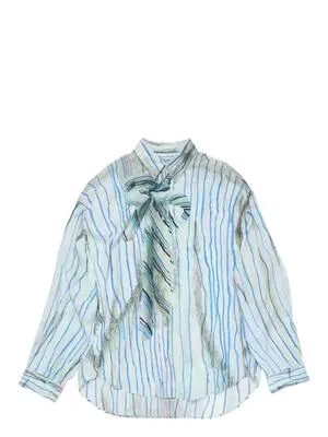 Acne Studios Striped-pattern Shirt - Blue