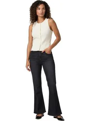 Paige Marlow Skimmer Flare Jean - Black