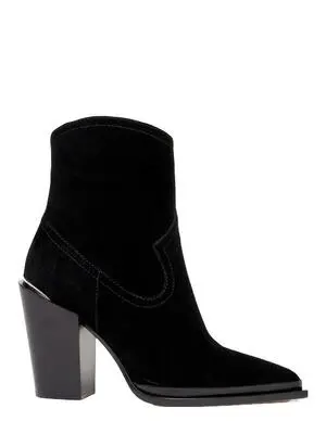 Paige Posey Suede Ankle Boots - Black