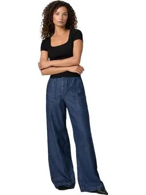 Paige Rumi Wide Leg Pant - Denim