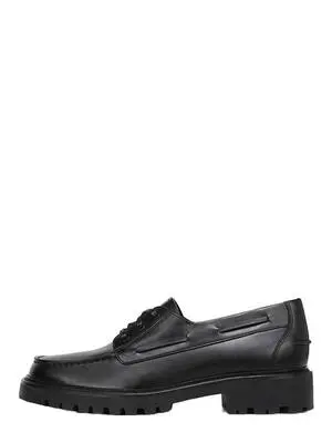 Vince Dillon Leather Lug Loafer - Black