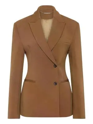 Rachel Gilbert Sergio Double-breasted Blazer - Brown