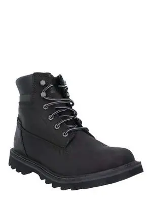 CATERPILLAR Lace-up Leather Hiking Boots - Black