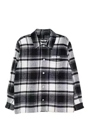 SINCLAIR Checked Shirt Jacket - Blue