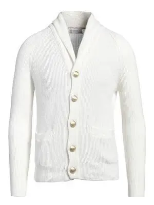 Brunello Cucinelli Knitted Cotton Cardigan Ivory
