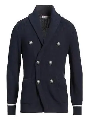 Brunello Cucinelli Cotton Cardigan - Blue