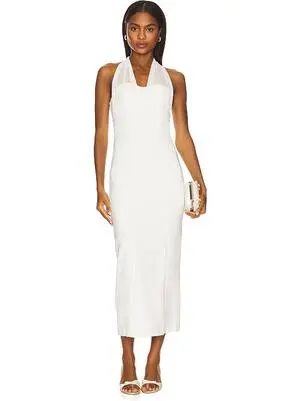 MORE TO COME Fiona Midi Dress - White