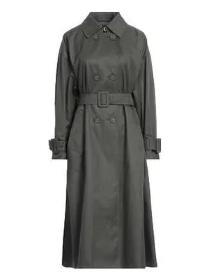 Herno Cotton-polyester Blend Trench Coat - Green