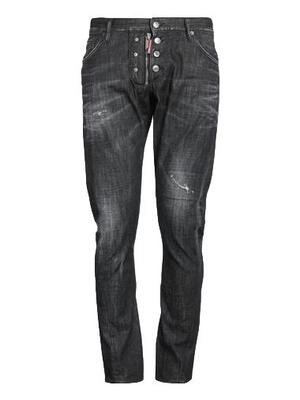 Dsquared2 Cotton Elastane Skinny Denim - Black
