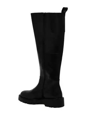VAGABOND SHOEMAKERS Zip-detail Block-heel Knee-high Boots - Black
