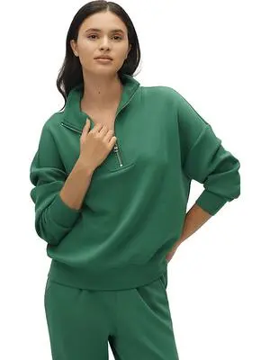 Varley Hawley Half-Zip Sweatshirt Verdant Green