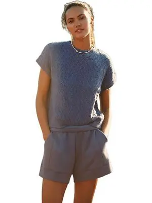 Varley Atrium High-rise Shorts - Blue