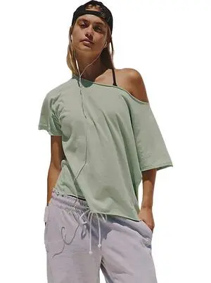 Free People Slam Dunk Tee - Bright Jade