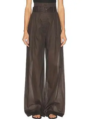 Adam Lippes Jericho Pant - Ebony