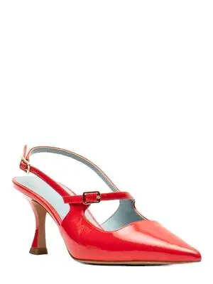 FRANCES VALENTINE Vivi Pointed Toe Slingback Pump Geranium