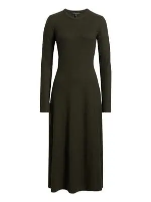 RAG & BONE Yan Long Sleeve Wool Sweater Dress