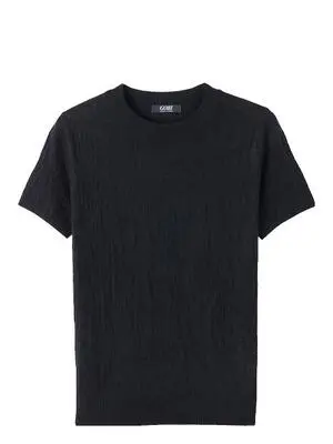 Gobi Cashmere Silk Cashmere T-shirt - Black