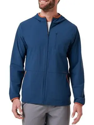 Travis Mathew Long Layover Zip Up Hoodie - Titan