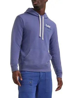 LEEM X Crayola Logo Graphic Hoodie - Violet Blue