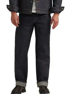 LEEM 101 Rider Relaxed Straight Leg Jeans - Dry Heavyweight