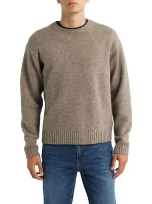 FRAME Yak Hair & Merino Wool Sweater - Dark Taupe