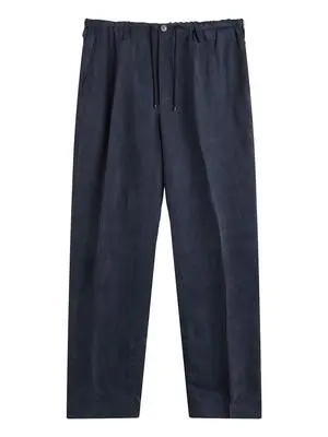 Dries Van Noten Curpo Washed Trousers - Navy