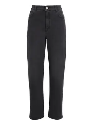 Max Mara High-rise Straight Jeans - Black