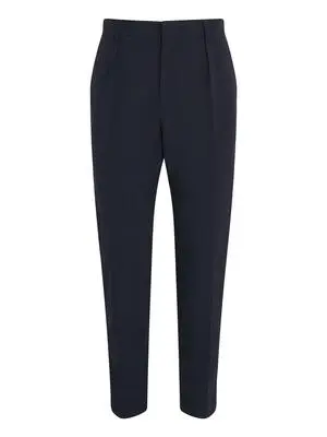 Paul Smith Water-repellent Trousers - Navy