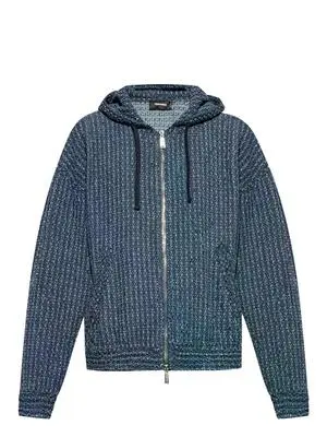 Dsquared2 Hooded Zip-up Jacket - Blue