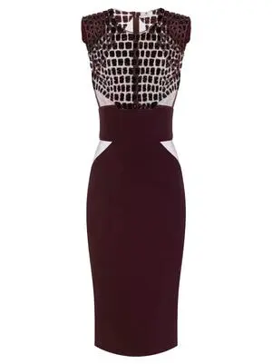 Elisabetta Franchi Sequin-embellished Midi Dress - Purple