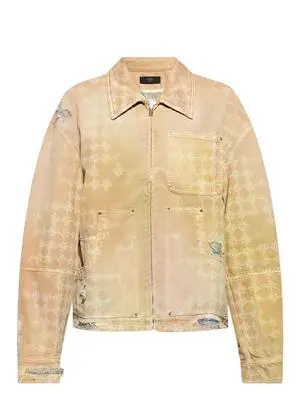 Amiri Distressed Printed Jacket - Neutrals