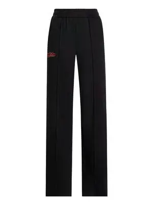 Dolce & Gabbana Fleece Jogging Pants With Patch - Black