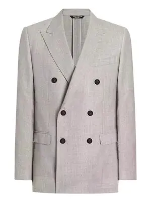 Dolce & Gabbana Double-breasted Jacket - Grey