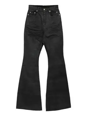 Rick Owens Five-pocket High-waist Jeans - Black