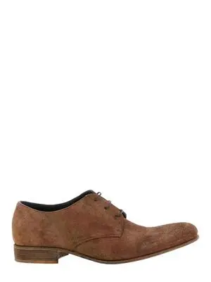 JULIAN Suede Leather Lace-up Shoes - Brown
